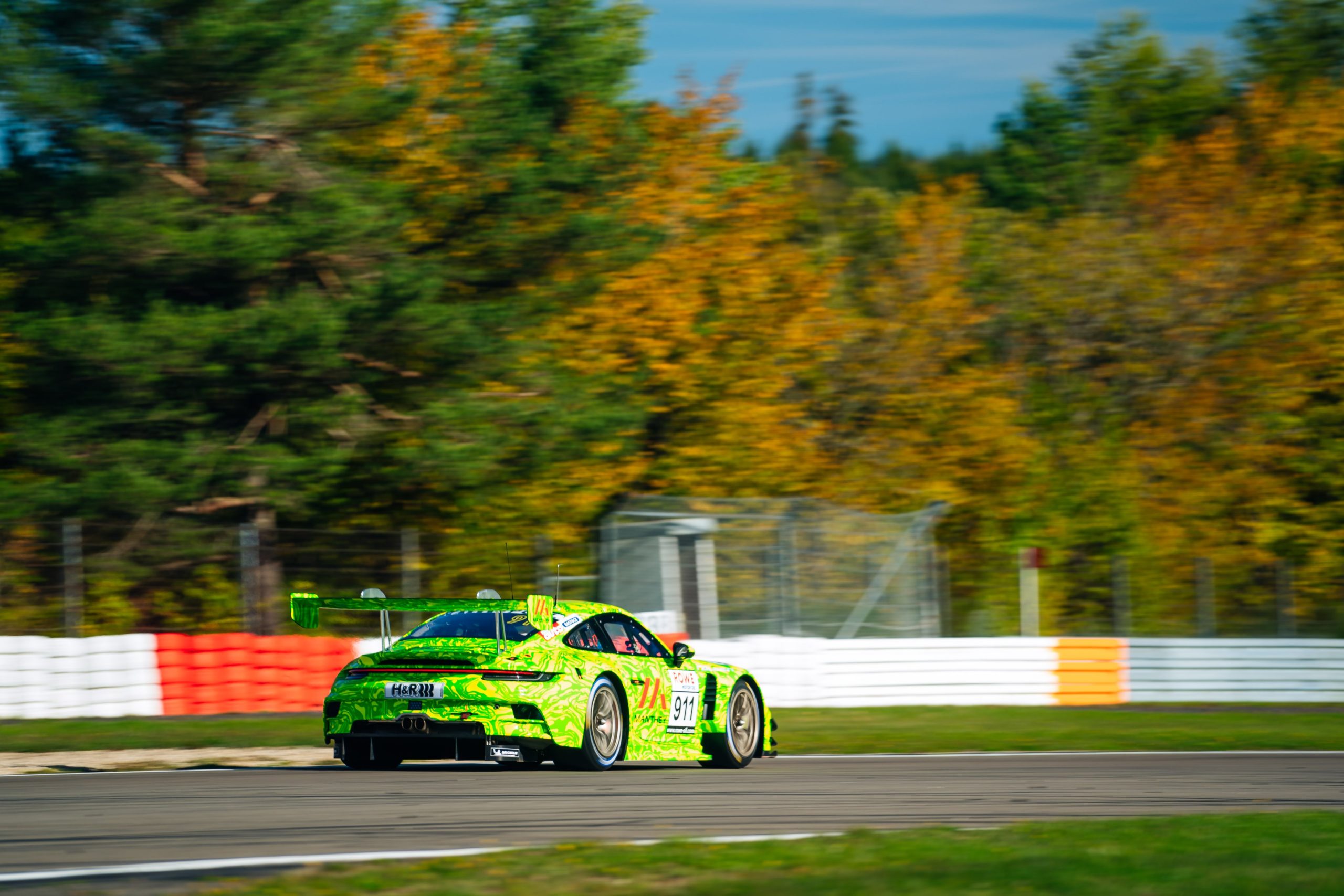 Porsche's 992-generation GT3 R racer grabs podium on racing debut ...